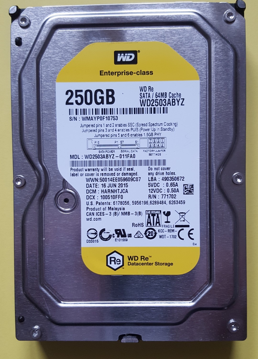 Shop007 - der Festplattenprofi - - Western Digital WD2503ABYZ 250GB ...